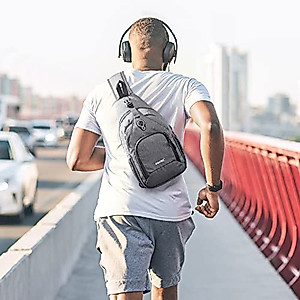 G4Free RFID Sling Bag Crossbody Backpack Small Chest Shoulder Bag Hiking Outdoor