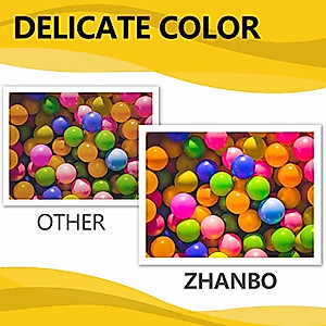 ZHANBO DTF Ink Heat Transfer Film Printing 500ML 6Pack Refillment for L1800 L800 L1430 P400 P408 P600 P608 P800 R1390 R1800 R1900 R2000 R2400 R2880 R3000 R3880 R4880 R7880 XP-15000 Printers, 6 Pack