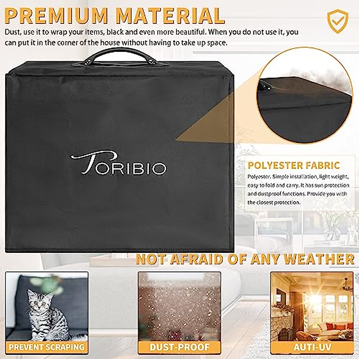 Amp Cover, TORIBIO Dust Cover Protector Case, Guitar Amplifier Dust Cover - Protection from Dust and Spills - Great Fit for Amplifier BOSS KATANA 100MKII