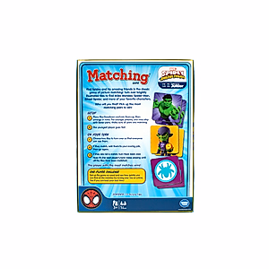 Wonder Forge Marvel Spidey & His Amazing Friends Matching | Build Focus and Memory with Fun Superheroes | Features Favorite Marvel Characters | Ages 3+