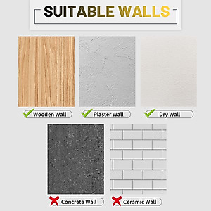 120PCS Wall Picture Hangers, Hoedia Picture Hanging Kit with Heavy Duty Hooks and Nails - 50LBS+30LBS, Gold