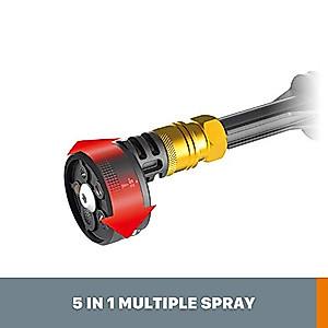 WORX 20V Hydroshot Cordless Pressure Washer WG620.5 Portable Power Cleaner,w/Accessories, 1 * 2.0Ah Battery & Charger Included