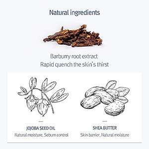 Pyunkang Yul Moisture Cream - Korean Skin Care Face Cream - Facial Moisturizer for dry and combination skin types - Natural Ingredients Shea Butter, jojoba seed oil deeply moisturize Skin - 3.4 Fl oz