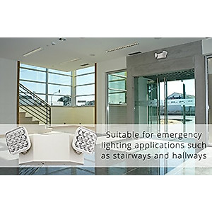 Lithonia Lighting EU2 LED 2-Light White LED Emergency Fixture with 90 Minute Back Up