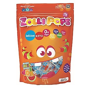Zollipops Halloween Clean Teeth Lollipops, Assorted Flavors, 10.4 Ounce