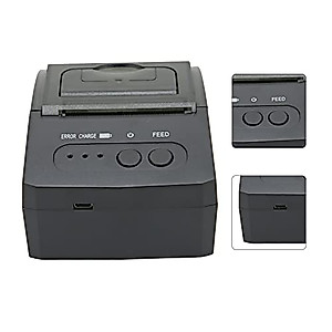 Thermal Label Printer, 203dpi 48mm/s Print Speed Wireless Label Printer for Shipping, Postage, Address, Barcodes, Product Info, Filing No Need Ink Suiteable for Express Delivery, Takeaway(#3)
