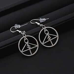 Owl House Inspired Light Glyph Earrings Owl House Fan Gift (Glyph Earrings)