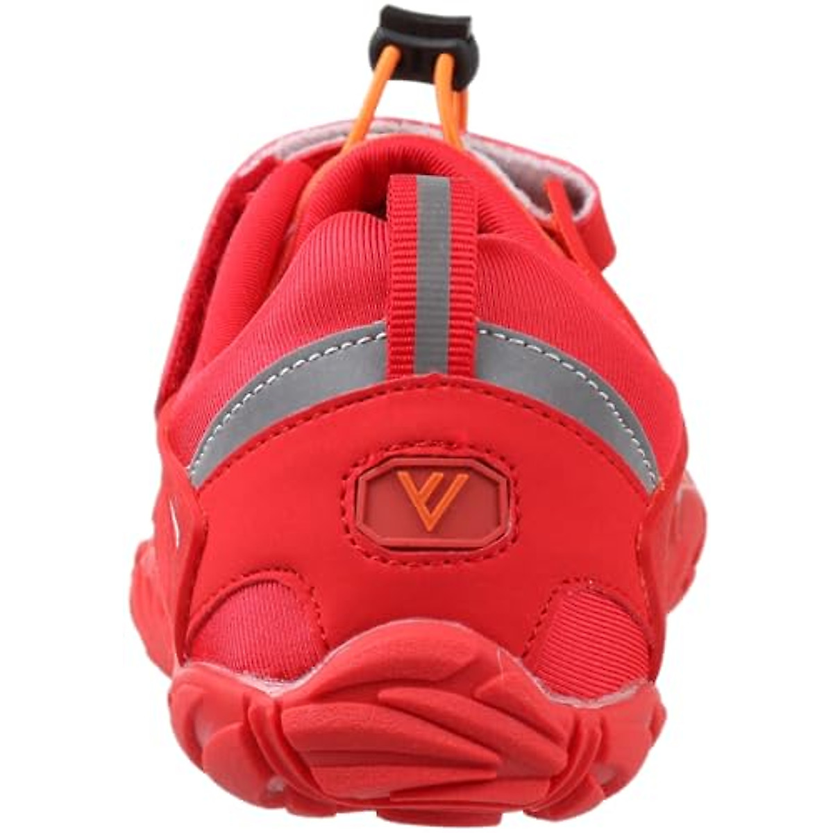 WHITIN Men's Trail Running Shoes Minimalist Barefoot Wide Width Toe Size 7.5 Box Gym Workout Fitness Low Zero Drop Trainer Cross Training Orange Red 40