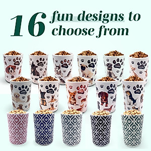 Greenline Goods Premium Dog Treat Ceramic Canister Set – German Shepherd Airtight Canister for Fresh Treats, Ceramic Jar & Containers with Lids, Farmhouse Canisters, Ideal Kitchen Canisters