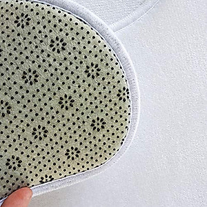 JAWO Get Naked Shower Curtain and Bath Mat Set 60x70 Inch, Farmhouse Highland Cow Bull Bathroom Mat Set with Contour Toilet Mat, Mat and Toilet Lid Cover