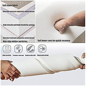 Kimgull Rectangle Bench Cushion,43.3X15.7X1.97In,Washable Removable Long Chair Pad with Non-Skid Backing,Indoor/Outdoor Bench Pad, Garden Patio Furniture Chaise Swing Bench Mat,Gray