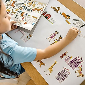 Melissa & Doug Sticker Collection and Coloring Pads Set: Princesses, Fairies, Animals, and More - FSC Certified