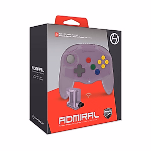 Hyperkin "Admiral" Premium BT Controller for N64/ Nintendo Switch/ Lite/ PC/ Mac/ Android (Amethyst Purple) - Nintendo 64
