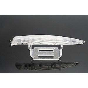 10PCS Unpainted Lure Blanks 13.73g 13cm with 7mm Free Fishing Eye Crankbait Simulation Blank Body Clear Hard Baits Trout Salmon Minnow Lure Popper Lures Topwater Freshwater 7mm 8055