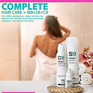 NAPURA C9 Deep Conditioning Hair Mask for Damaged Dry Hair with Jojoba and Avocado Oil (6.76 fl oz) - Sulfate and Paraben Free Protein Hair Repair Conditioner Treatment