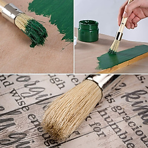 Mr. Pen- Chalk Paint Brush, 0.7 Inch, Wax Brush, Round Paint Brush, Wax Brush, Chalk Paint Brushes for Furniture, Chalk Paint Brushes, Wax Brush Chalk Paint, Furniture Paint Brush, Chalk Brush