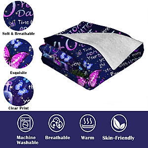 CUDEVS 40th Birthday Gifts for Women, 40 Year Old Birthday Gifts for Women, 40th Birthday Gifts Women Blanket, 40th Birthday Gifts, Daughter Birthday Gift