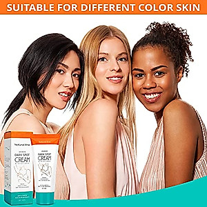 Natural Vine Dark Spot Corrector Cream, Dark Spot Remover for Body, Brightening Cream, Age Spot/Sun Spot/Brown Spot Remover, Dark Spot Cream, Instant Result, Moisturizes Armpit, Neck