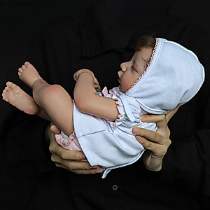 COSYOVE Reborn Baby Dolls - 19 Inches Lifelike Sleeping Baby Dolls Girl with Realistic Soft Cloth Body-Newborn Baby Doll Gift Set for Kids Age 3+ Outlet