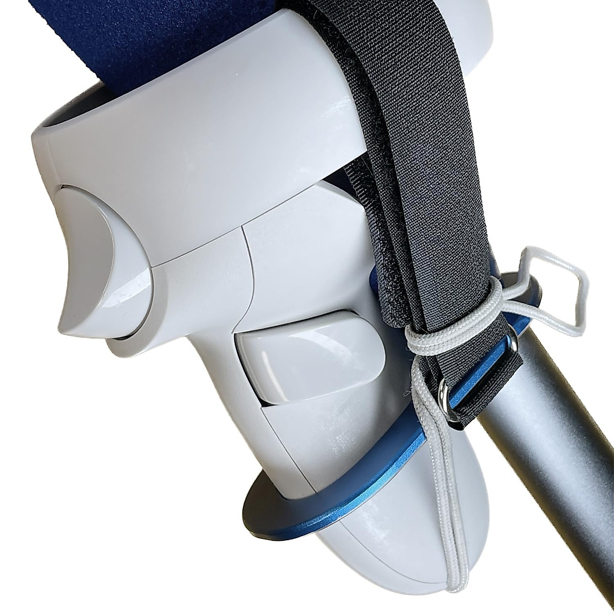 VR Baseball Bat Attachment for Oculus Quest 2 - Aluminum Baseball Handle Accessory Compatible with Meta Quest 2/1/Rift S for WIN Reality and Totally Baseball, iB Cricket - 22"