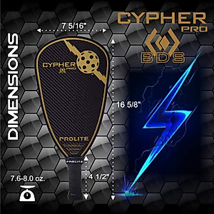 Cypher Pro Pickleball Paddle - Gold