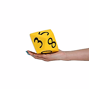 LEARNING ADVANTAGE - Jumbo Polyhedra Die - 10 Sides - Large, Foam Dice for Games - Teach Numbers, Probability, Addition and Subtraction