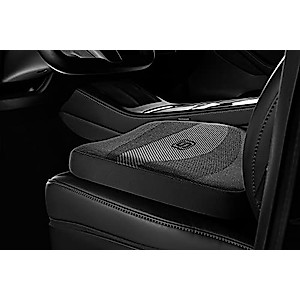 Skechers Skech-Knit Memory Foam Seat Cushion, Ultimate Premium Coccyx Cushion for Tailbone Pain - Seat Pad for Car, Office Chair, Wheelchair, Gaming Chair and Desk Chair - Sciatica & Back Pain Relief