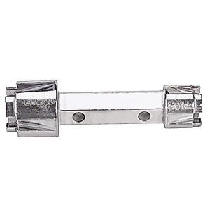 Houstawax 2 IN 1 Tub Drain Remover Wrench Aluminum Dumbell Wrench Tub Drain Tool Kitchen Sink Baskets Wrench Bathtub Drains Wrench Heavy Duty