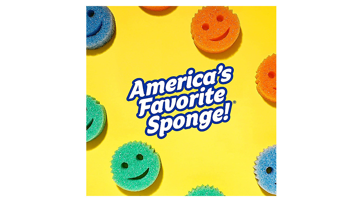 Scrub Daddy Grey: Versatile Scratch-Free Dish Sponge with FlexTexture