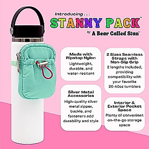 Stanny Pack | Water Bottle Pouch | Accessories Bag for Stanley Cup Tumbler, Hydro Flask, YETI, Owala, Simple Modern, HydroFlask Bottles | Compatible with 18oz, 20oz, 24oz, 32oz, 40oz (Blue Skies)