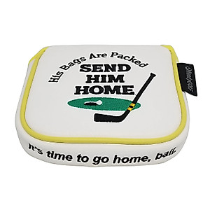 ReadyGOLF Send Him Home Embroidered Putter Cover XL Mallet