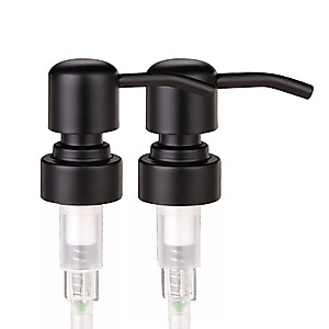 CHBJDAN 2 Pcs Thick White Glass Pint Jar Hand Soap Dispenser Bathroom with Matte Black Stainless Steel Pump, 16oz White Colored Boston Round Bottles Dispenser with Rustproof Pump for Ktichen Dish