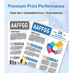 OGOUGUAN 206X Toner Cartridges Compatible for HP 206X 206A W2110X W2110A Work for HP Color MFP M283fdw M283cdw M283 Pro M255dw M255 Series Printer,4 Pack High Yield (with Chip)