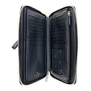 Kate Spade Staci Large Carryall Wristlet Clutch Wallet in Black