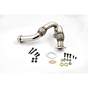 Heavy Duty Y-Pipe Up Pipe with Gasket and Turbo Install Kit 2003-2007 Ford 6.0 Powerstroke Diesel F250 F350 F450 Excusion