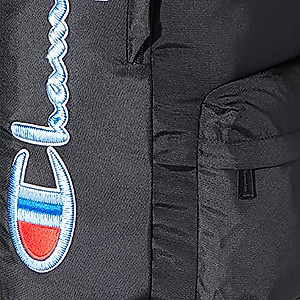 Champion unisex adult Backpacks, Black/Blue, One Size US