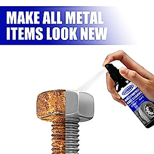 RAYHONG Rust Remover Spray - Multipurpose Rust Remover Rust Remover Rust Remover, Rustout Instant Remover Spray, Car Care Cleaning Rust Remover for Metal Parts