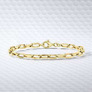 Ross-Simons Solid Paper Clip Link Bracelet