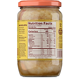 Manischewitz Premium Gold Gefilte Fish with Carrots 24oz (2 Pack), Kosher for Passover