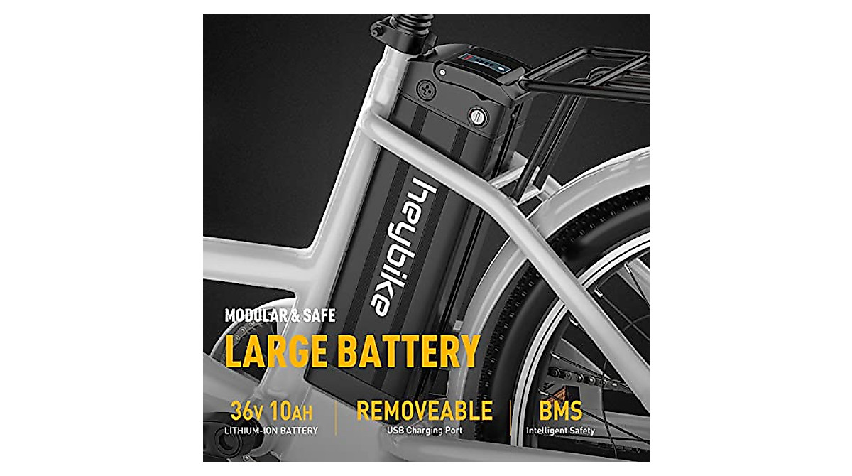 Heybike Cityscape Electric Bike - 40 Miles Range, 7-Speed Commuter Bike