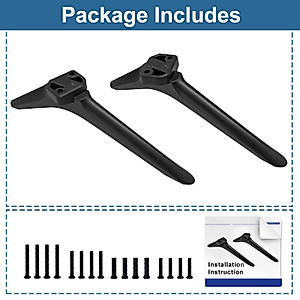 TV Base Stand for Hisense TV Legs, TV Stand Legs for Hisense 32" 43" 50" 55" 58" 65" Smart TV, for 32H4030F3 43R6E3 50R6E3 50A6G 55H6570 55H6570G 58H6870, TV Stand Base with Screws