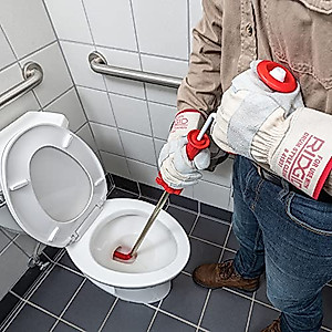 RIDGID 59787 Model K-3 Toilet Auger with Unclogging 3-Foot Snake and Bulb Head