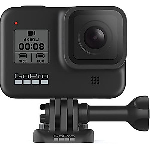 GoPro HERO8 Black Digital Action Camera - Waterproof, Touch Screen, 4K UHD Video, 12MP Photos, Live Streaming, Stabilization - with Mega Accessory Kit - All You Need Bundle