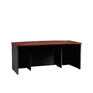 Sauder Via Collection Executive Desk, Classic Cherry finish