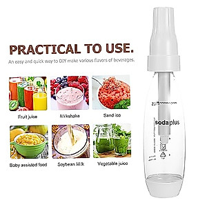 1pc sparkling water machine household tools carbonating beverages maker carbonated water maker DIY tools carbonator machine soda white bubble machine soft drink food grade bpa