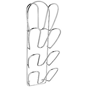 Spectrum Diversified Bloom Lid Organizer, Plate Rack, Cookie Sheet Holder, Wall Mount, Chrome