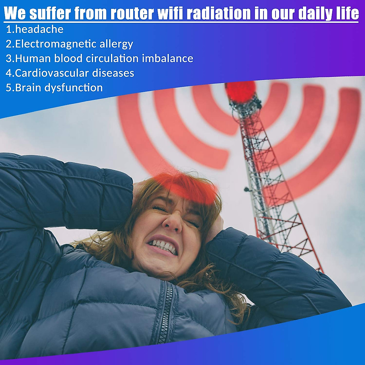 Anti-Radiation Protection Kits, Laptop Radiation Protection Pad*1 & WiFi Router Cover Guard*1 Anti EMF/RF Radiation, 5g Protector from Router and Laptop