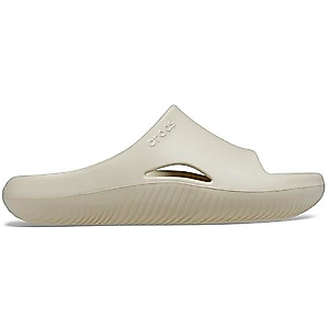 Crocs Unisex Mellow Slides Sandal, Bone, Numeric_12 US Men