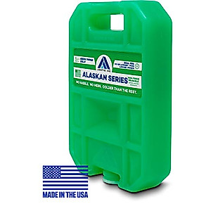 Arctic Ice Alaskan Series, Long Lasting Reusable Ice Pack, Small, 0.75 lb, Green