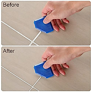 4 Pieces Silicone Caulking Tool Set Sealant Finishing Tool Grout Scraper Caulking Removal Tool for Kitchen Bathroom Floor Sink Joint Sealant Sealing,Reuse and Replace